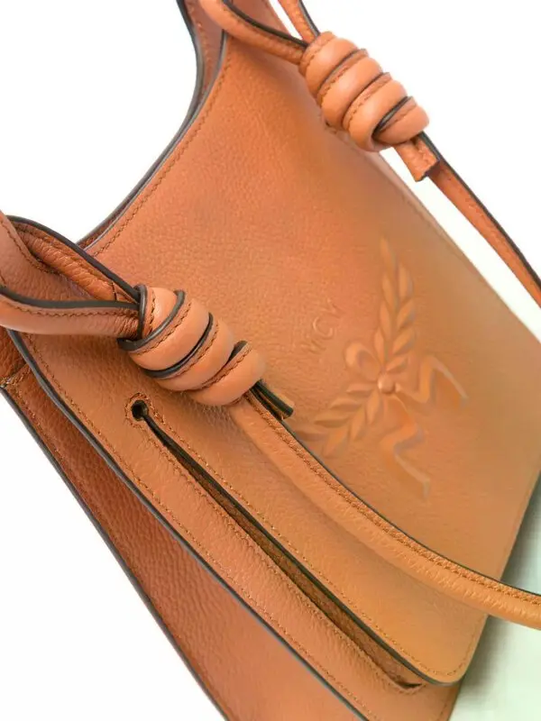 Mcm Mini Himmel Hobo Crossbody Bag - Brown