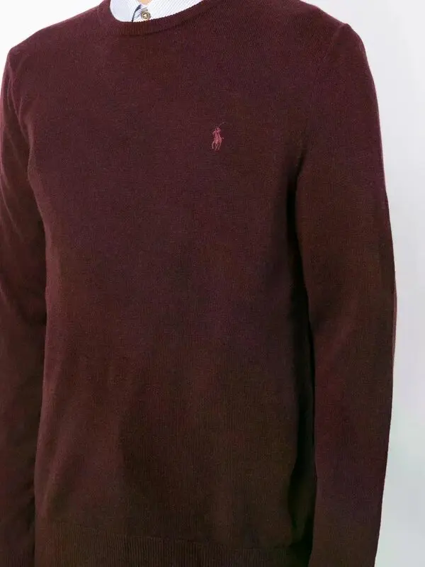 Polo Ralph Lauren Crew Neck Fine Knit Jumper - Red