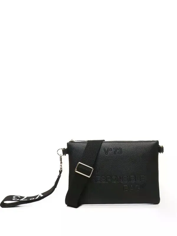 V°73 Branded-strap Clutch Bag