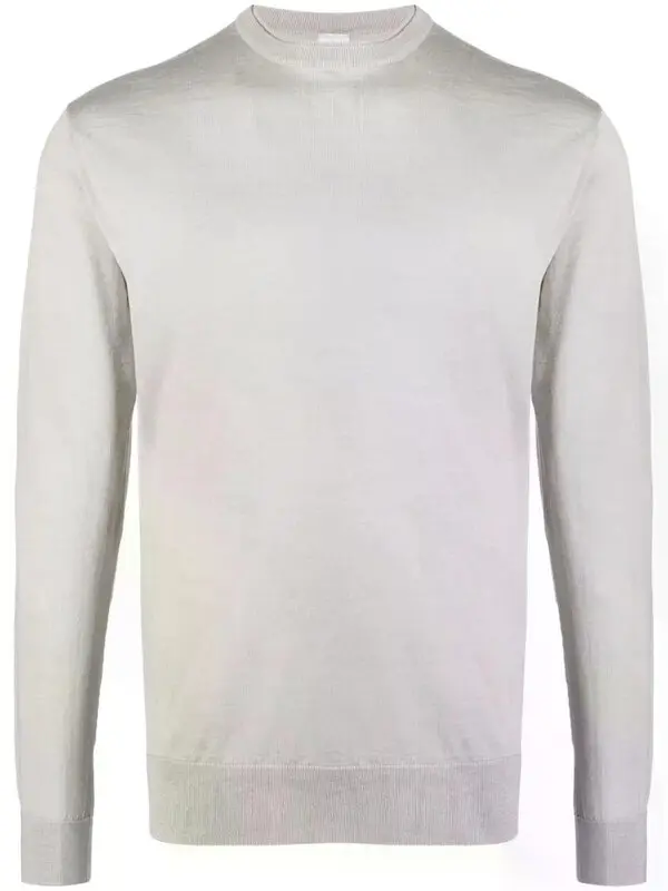 Eleventy Crew Neck Wool-silk Blend Jumper