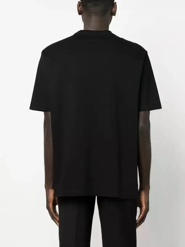 LANVIN Curb Logo-embroidered Cotton T-shirt