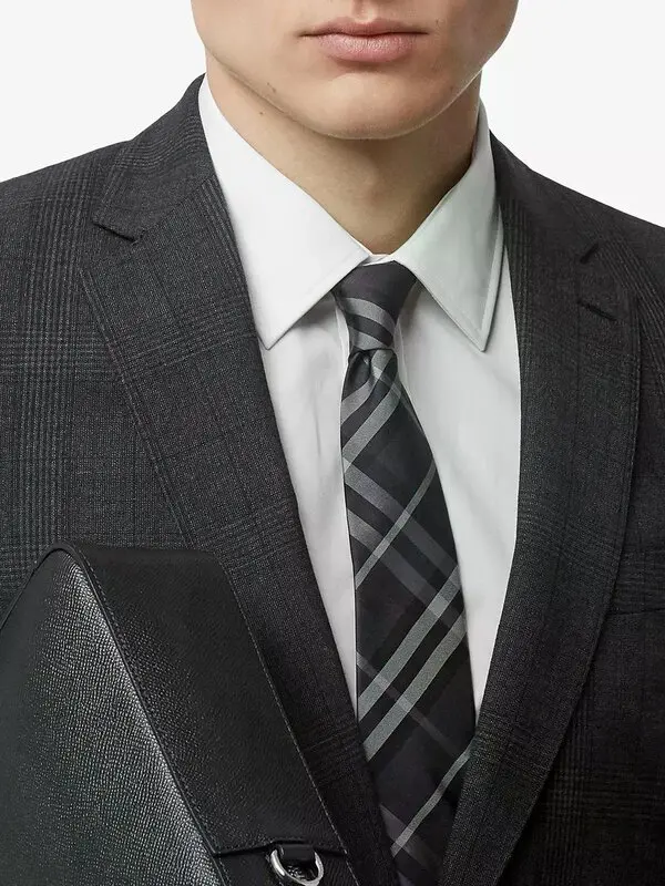 Burberry Check Silk Tie