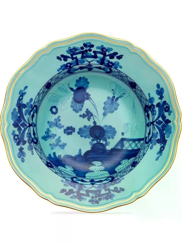 GINORI 1735 Oriente Italiano Soup Plate - Blue