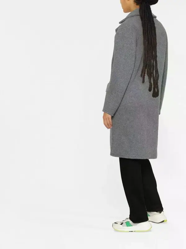 Emporio Armani Double-breasted Virgin Wool Coat