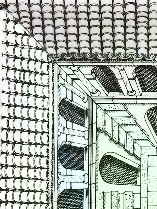 FORNASETTI Architettura Plate