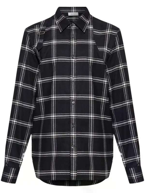 Alexander McQueen Plaid Harness Shirt