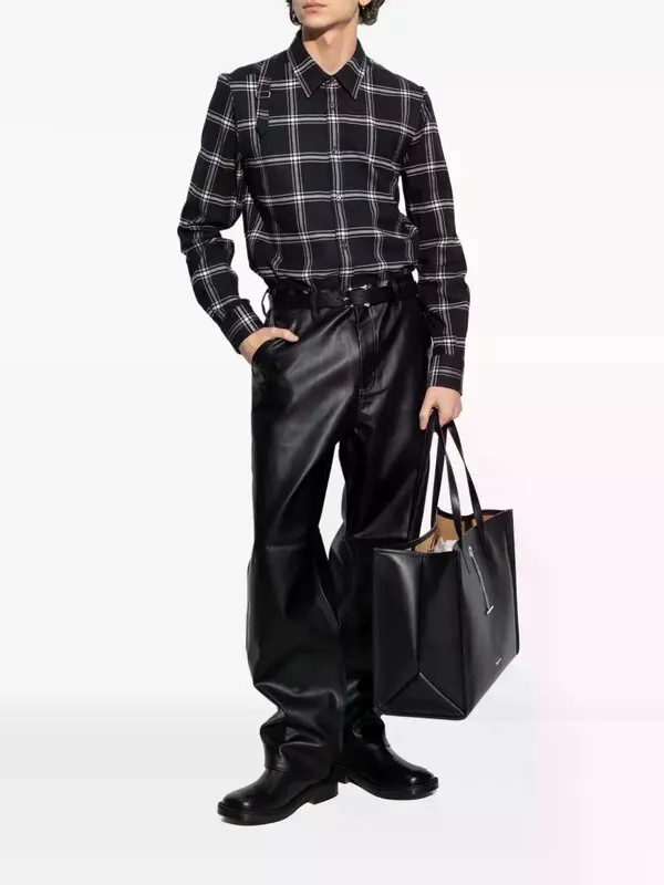 Alexander McQueen Plaid Harness Shirt