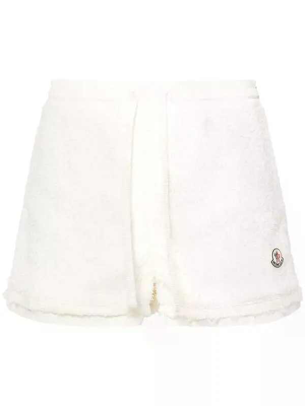 Moncler Logo-patch Tweed Shorts