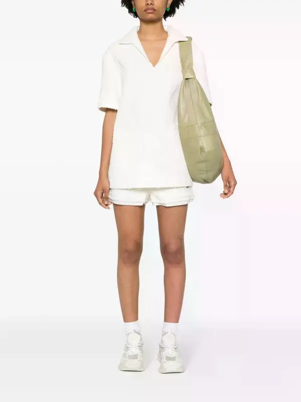 Moncler Logo-patch Tweed Shorts