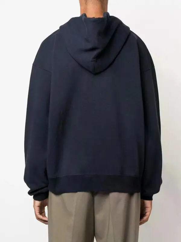 Martine Rose Logo-embroidered Drawstring Hoodie