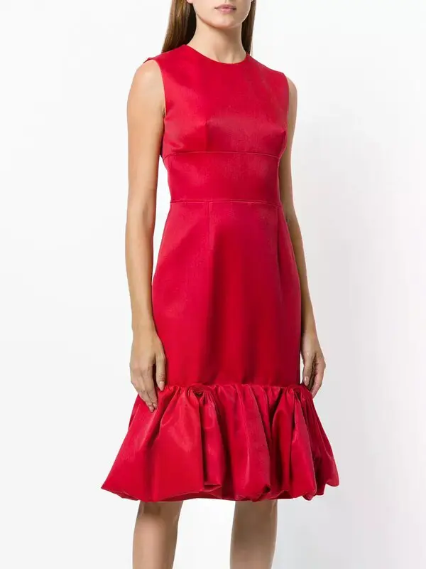 Prada Tulip Gathered Detail Dress