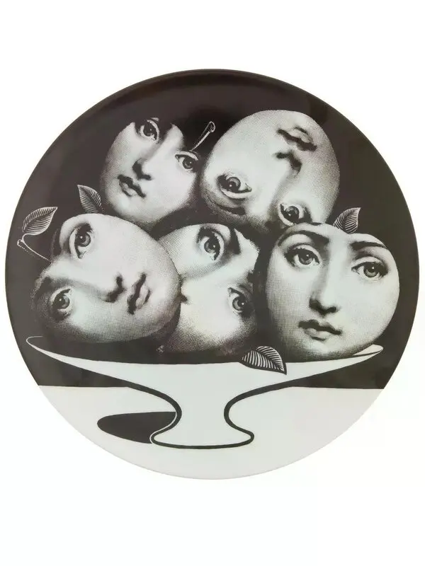 FORNASETTI Plate - Grey