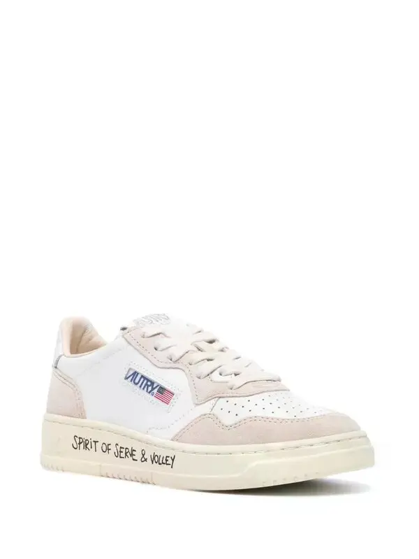 AUTRY Medalist Leather Sneakers - Neutrals