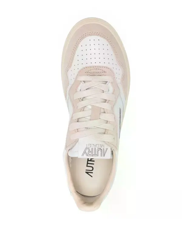 AUTRY Medalist Leather Sneakers - Neutrals