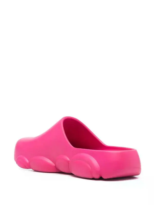 Moschino Logo Embossed Mules