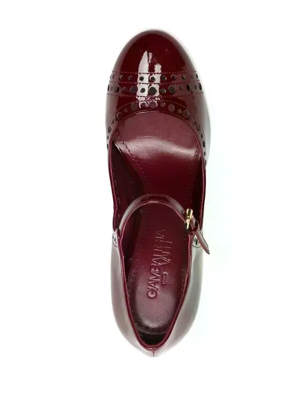 Giambattista Valli 110mm Cut-out Patent Pumps