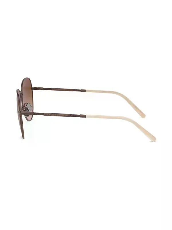 Brunello Cucinelli Pilot Frame Sunglasses