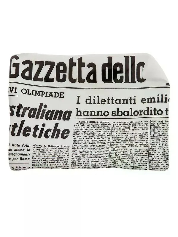 FORNASETTI La Gazzetta Ashtray - Grey
