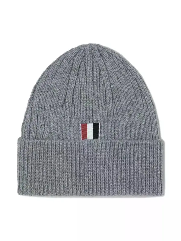 Thom Browne 4-bar Ribbed Beanie