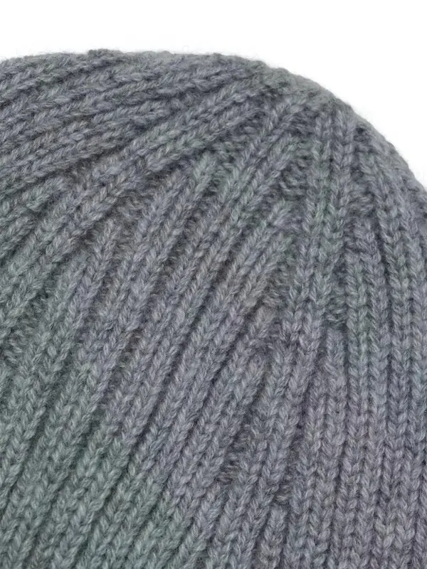Thom Browne 4-bar Ribbed Beanie