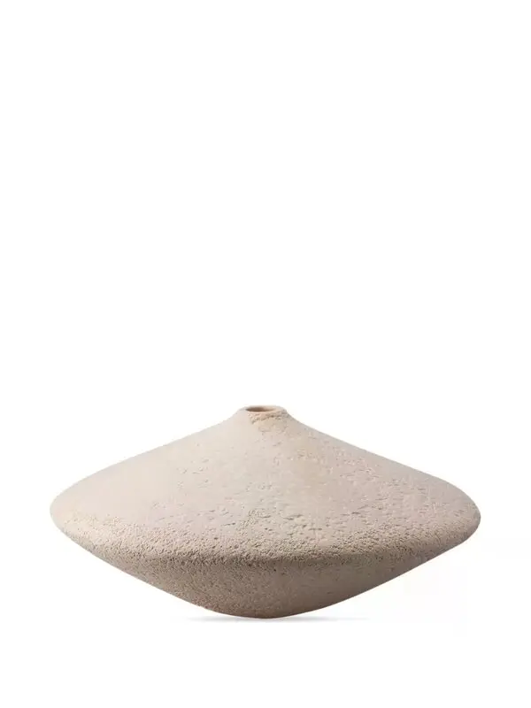 GARDECO Seixo Disco Textured Vase - Neutrals