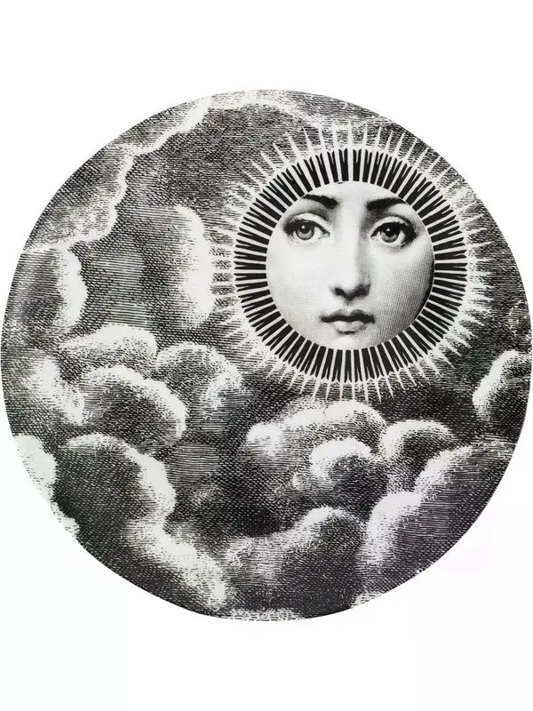 FORNASETTI Tema E Variazioni Wall Plate - Black