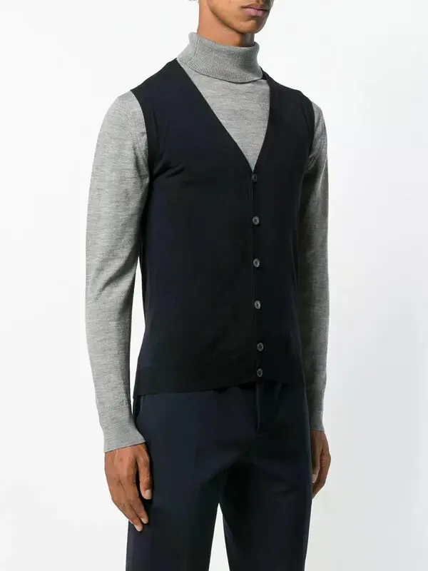 ZANONE V-neck Knit Vest