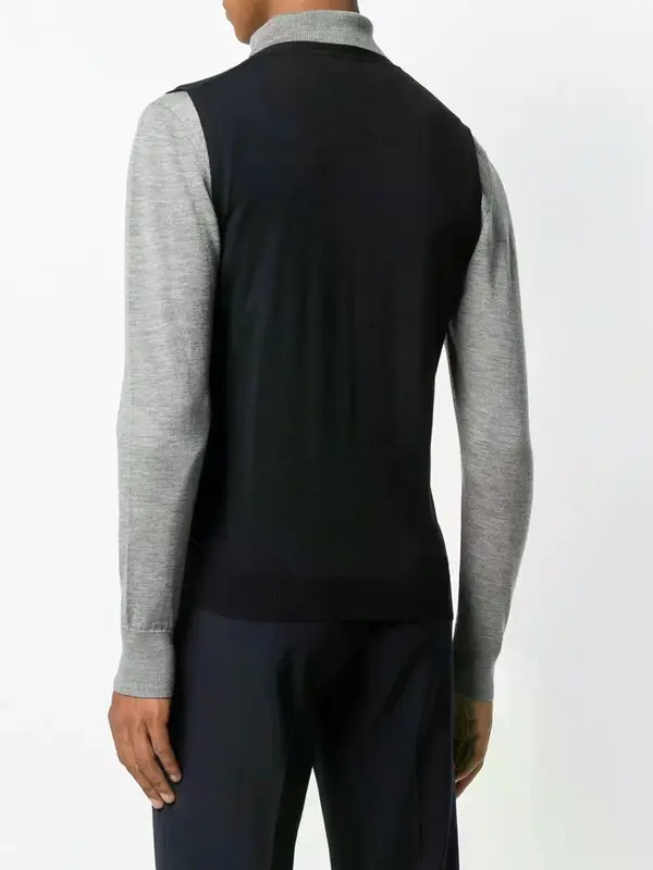 ZANONE V-neck Knit Vest