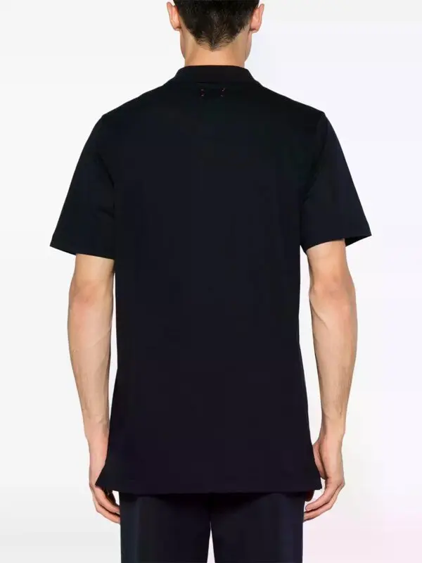 Kiton Half-zip Piqué Polo Shirt