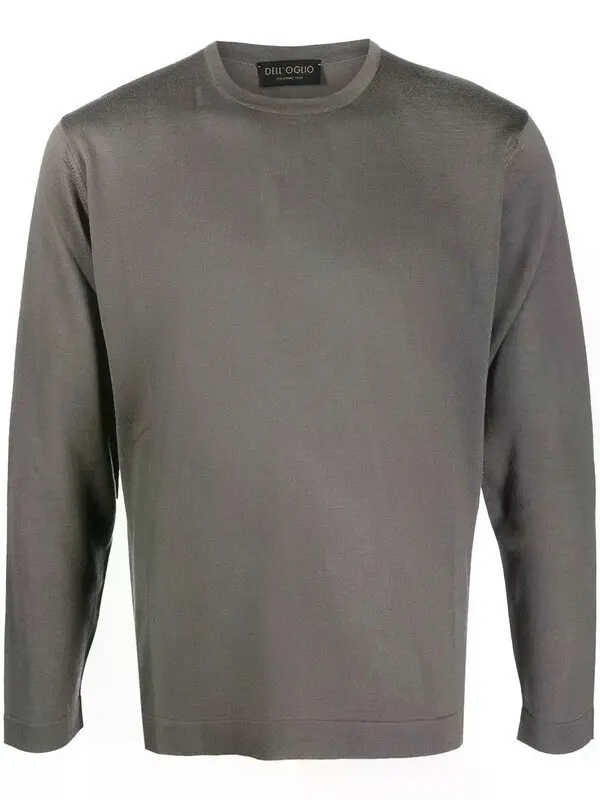 DELL'OGLIO Crew-neck Fine-knit Jumper