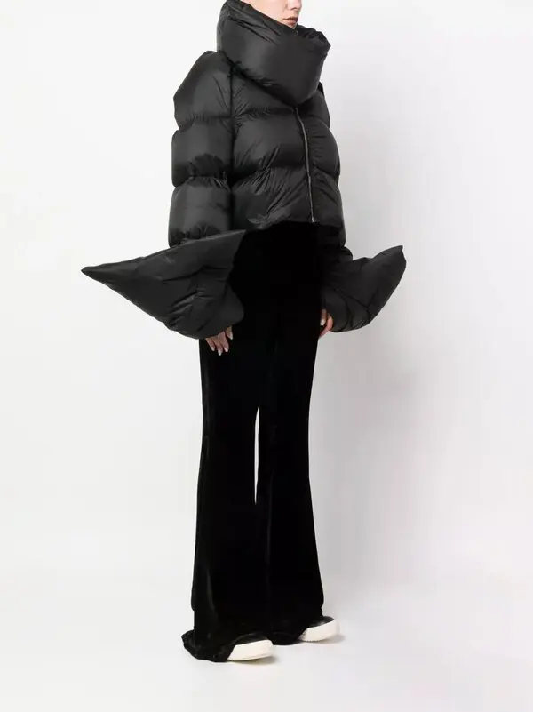 Rick Owens Babel Mountain Duvet Cropped Jacket