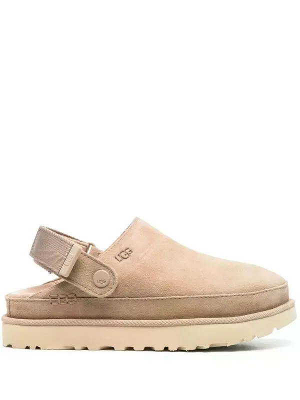 UGG Goldenstar Suede Flatform Clogs