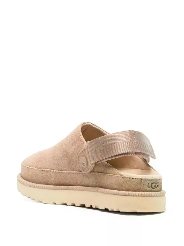 UGG Goldenstar Suede Flatform Clogs