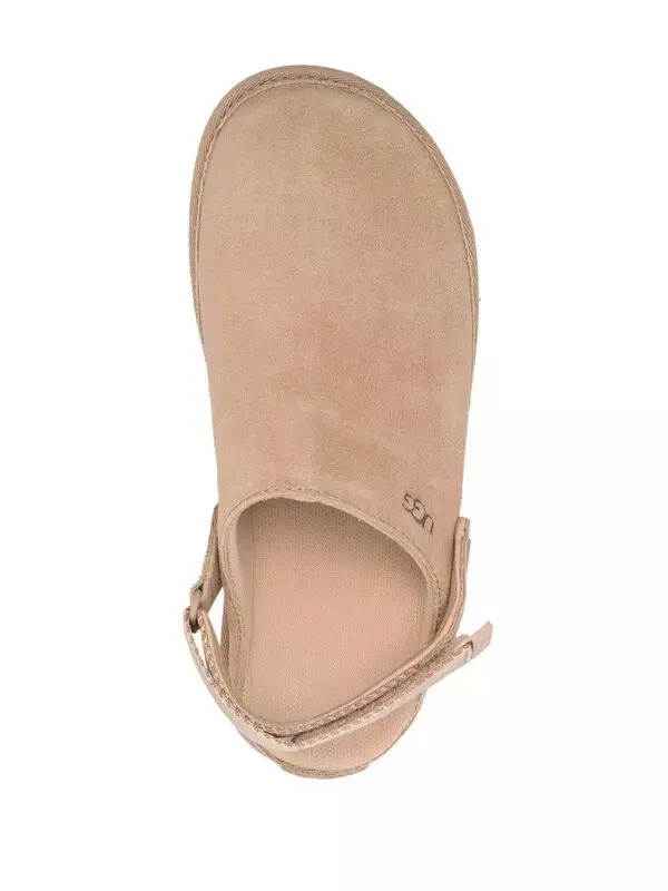 UGG Goldenstar Suede Flatform Clogs
