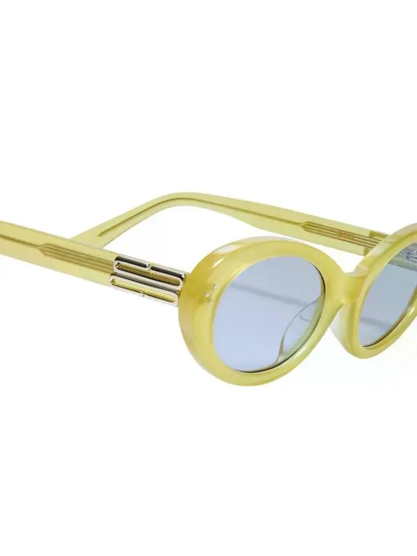 GENTLE MONSTER Transparent Oval Sunglasses