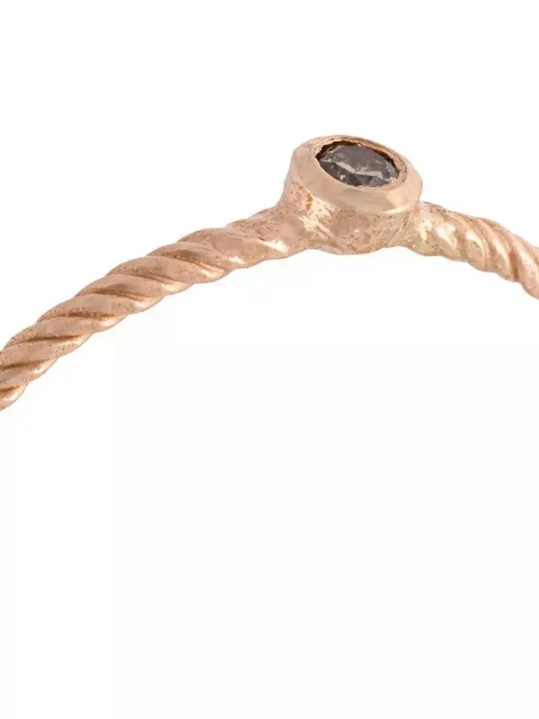 WOUTERS & HENDRIX 18kt Rose Gold Ring With Champagne Diamond