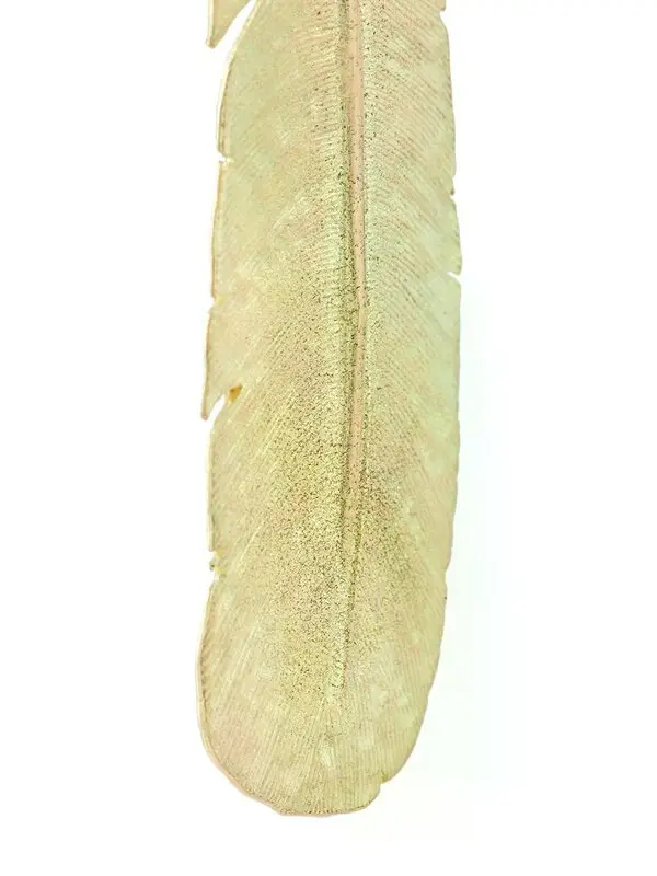 WOUTERS & HENDRIX 18kt Gold Feather Diamond Earring