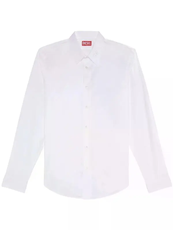 DIESEL® S-benny-cl Logo-embroidered Shirt