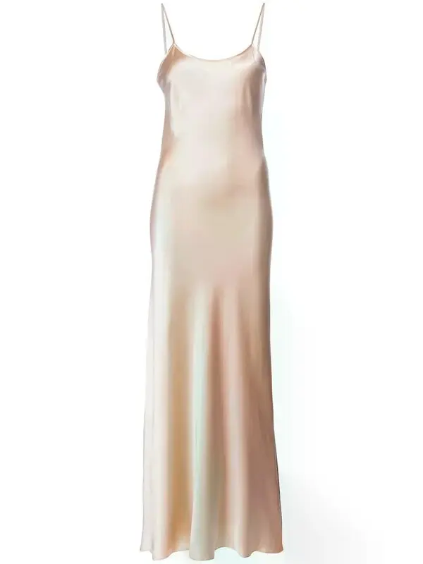Voz Liquid Slip Dress - Neutrals