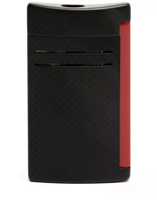 S.t. Dupont Engraved-logo Polka Dot Lighter - Black