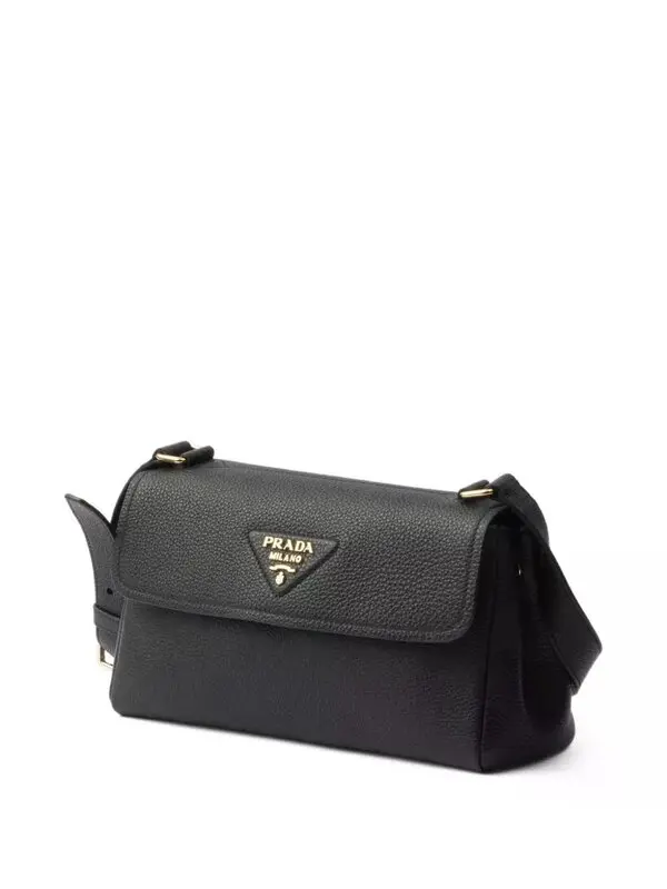 Prada Leather Shoulder Bag - Black
