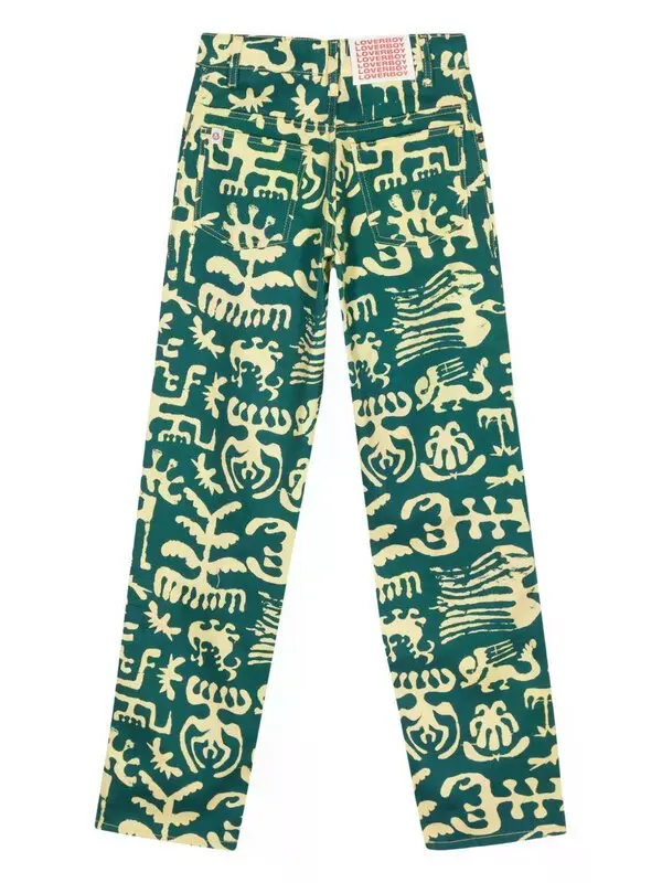 CHARLES JEFFREY Art Logo-patch Jeans