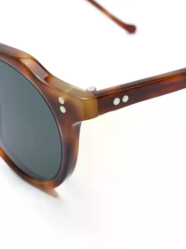 LESCA Heri Sunglasses - Brown