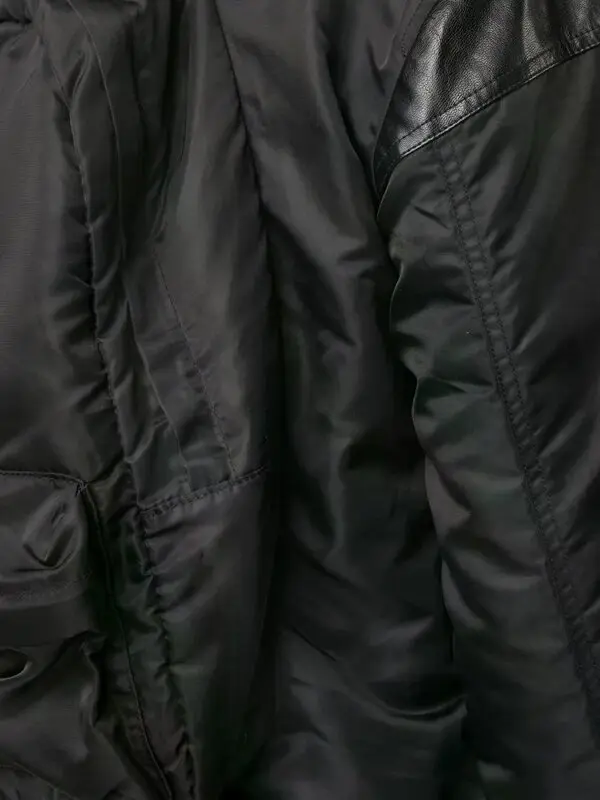 MOSTLY HEARD RARELY SEEN Leather Detailing Bomber Jacket