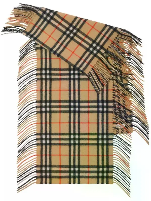 Burberry Happy Fringe Scarf - Neutrals