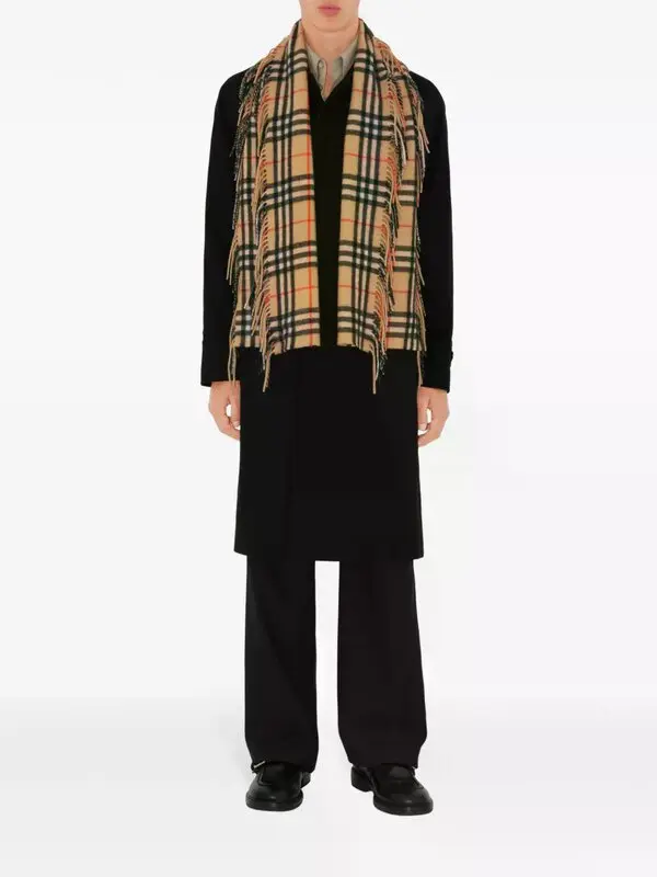 Burberry Happy Fringe Scarf - Neutrals