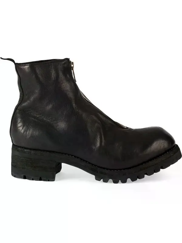 Guidi Front Zipped Up Boots