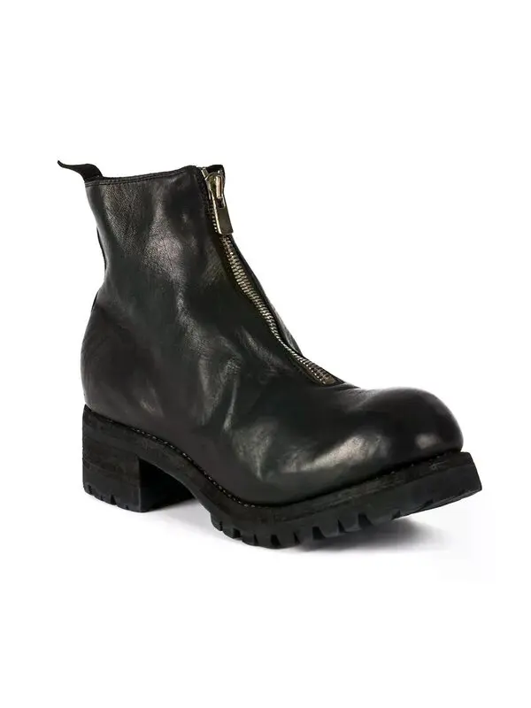 Guidi Front Zipped Up Boots