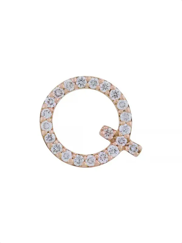 ALINKA 18kt Gold Id Diamond Stud Earring - Metallic