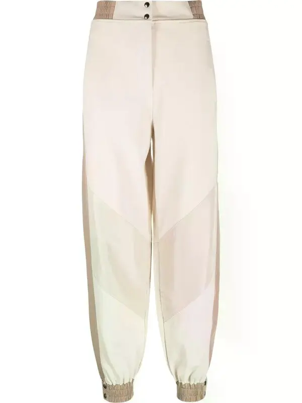 Eleventy Paneled Jersey-knit Trousers